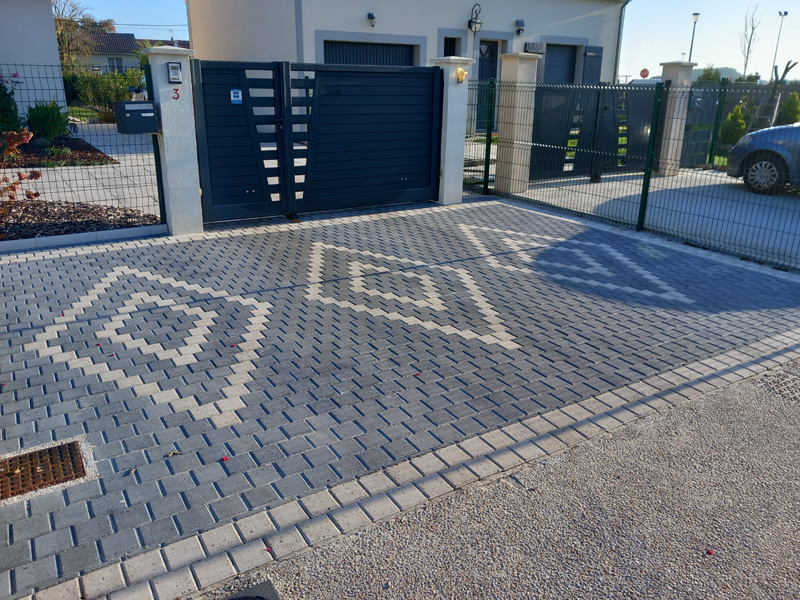 Pose de pavage Aubepierre-Ozouer-le-Repos - PIERRES ET PLANTES PAYSAGE